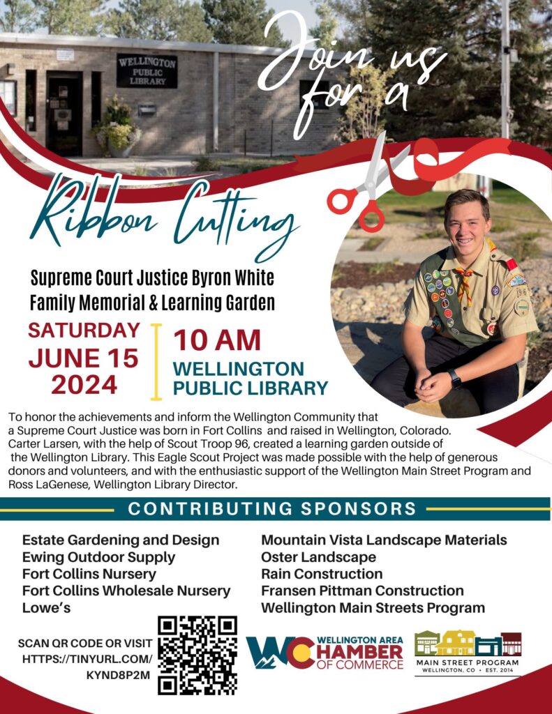 BYRON WHITE MEMORIAL RIBBON CUTTING | Wellington Public Library